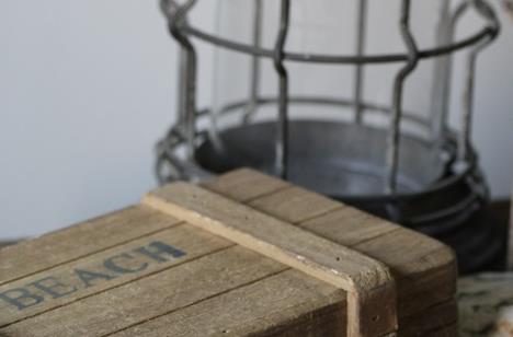 Wooden Beach Storage Box